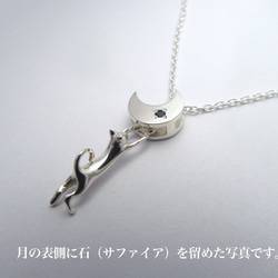 月をつかんだ猫ペンダント ネックレス・ペンダント Garrotin 通販 2256820｜Creema(クリーマ)