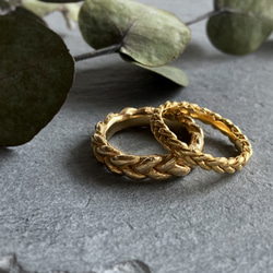 みつあみのリング【mitsuami ring(M)】 指輪・リング shiho 通販 509587｜Creema(クリーマ)