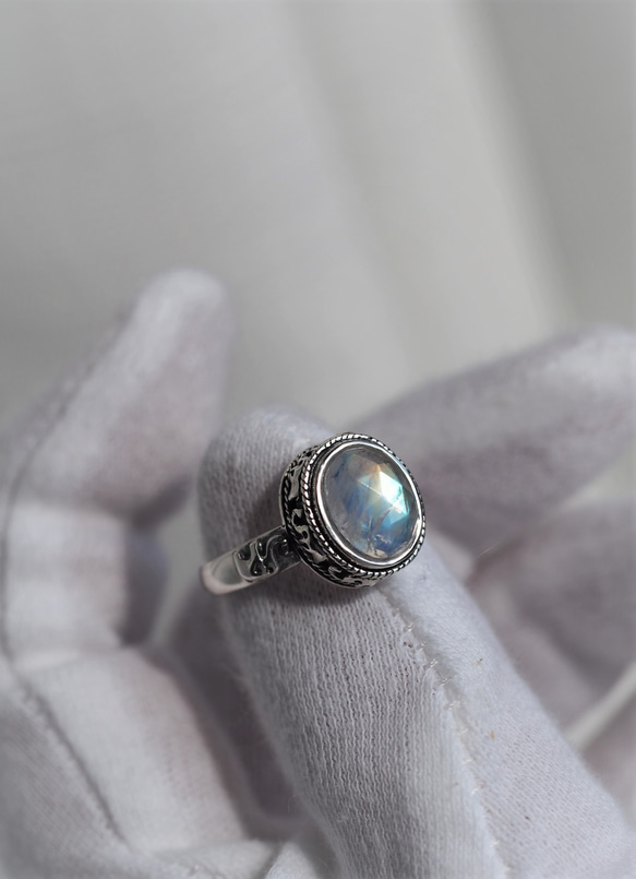 限定限り 美石！ ハイグレードレインボームーンストーン10 S925アンティークシルバーエレファントユニセックスリング 指輪・リング ケロリン堂 通販｜Creema(クリーマ) 5118738