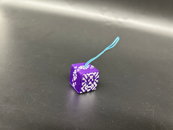 本場筑前博多織献上柄鈴箱5 紫 パープル ストラップ お土産 ネックストラップ HAKATAORI ELEMENTI 通販 5299164 ...