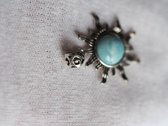 再販 ラリマー10 S925アンティークシルバー太陽ペンダントトップ ペンダントトップ ケロリン堂 通販 5299505｜Creema(クリーマ)