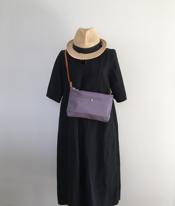 当店人気NO.3浜松帆布サコッシュ (M)グレープグレー サコッシュ オリーブ 通販 5556650｜Creema(クリーマ)