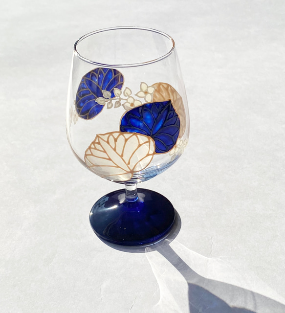 《父の日ギフト》【葵】青 名入れ日本酒グラス1個 お猪口|父の日ギフト・還暦祝い・退職祝い・新居祝い・誕生日プレゼント おちょこ・ぐい呑み ...