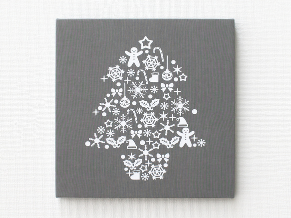 クリスマスツリーのパネル M-501【17色】/白 ファブリックパネル タペストリー・壁掛け Panel Nky 通販 6462205 ...