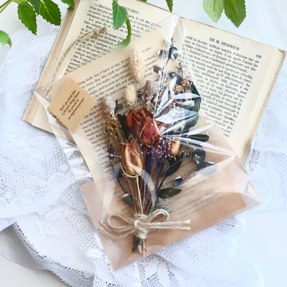 おまかせ小ぶりなアンティーク壁飾り＜ドライフラワー＞ ドライフラワー Mariabella（マリアベーラ） 通販 6810536｜Creema ...