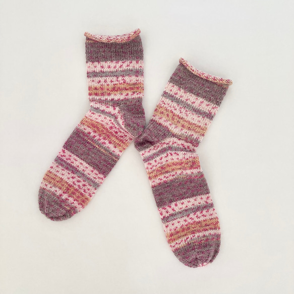 手編みの靴下【コットン】Opal KFS147 靴下 小さい靴下屋 通販 7342822｜Creema(クリーマ)