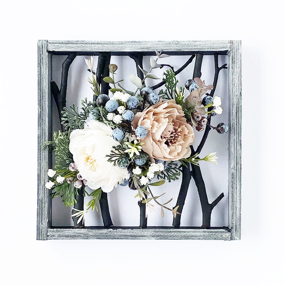 ウォールアートデコレーション WDSQ-08 リース リースの森工房 通販｜Creema(クリーマ) 8498052