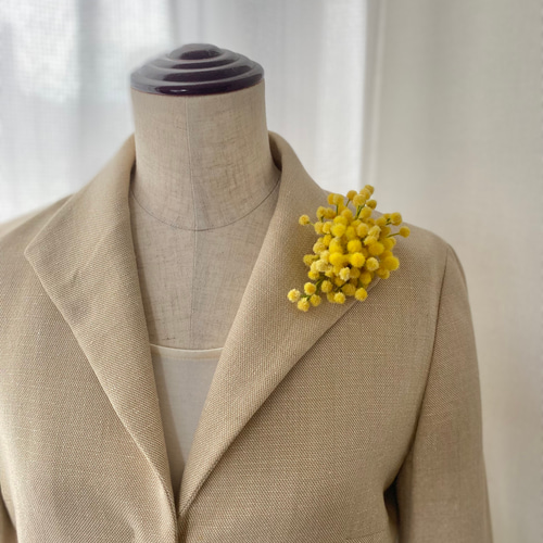 ミモザのコサージュ コサージュ Atelier shiho 通販 8609222 ミモザのコサージュ コサージュ Atelier shiho 通販 8609222