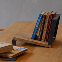\送料無料／[Slanting Stand]ブックスタンド 古材 アイアン 本立て ブックエンド インテリア -133- その他インテリア雑貨 ...