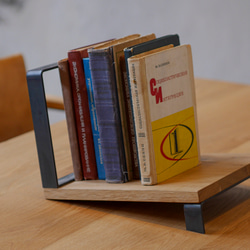 \送料無料／[Slanting Stand]ブックスタンド 古材 アイアン 本立て ブックエンド インテリア -133- その他インテリア雑貨 ...