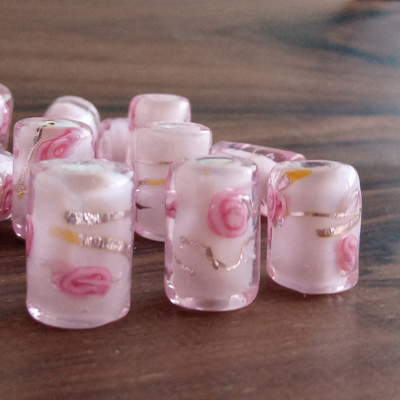 先着増量/とんぼ玉/ﾋﾟﾝｸ樽形/5pで1pプレゼント/p608/23977220 250401 とんぼ玉 マスカケ工房 通販 9209215 ...