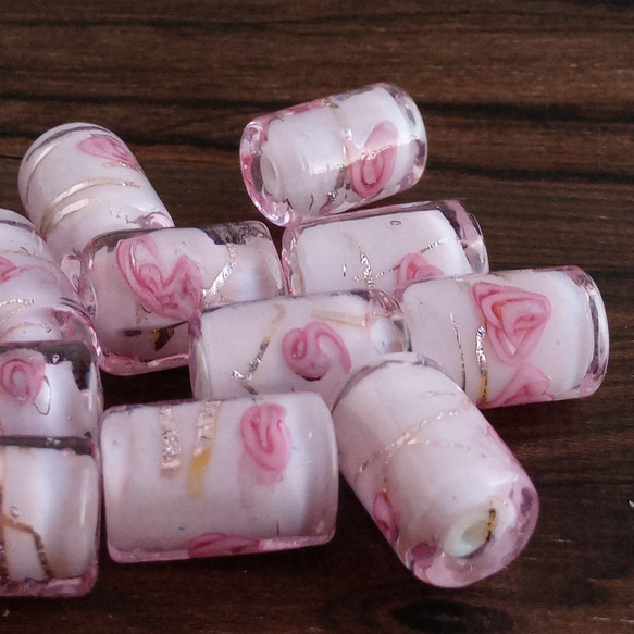 先着増量/とんぼ玉/ﾋﾟﾝｸ樽形/5pで1pプレゼント/p608/23977220 250401 とんぼ玉 マスカケ工房 通販 9209215 ...