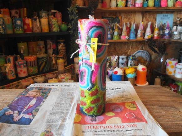 candle tall円柱wide6.5cm d3921 キャンドル・キャンドルホルダー moccopocco 通販 12596903 ...