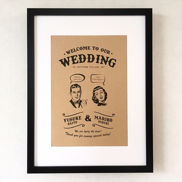 【ウェルカムボード】Tom&Annie（A4）ヴィンテージフォント ウェルカムボード awins.co [アワンズ] 通販 2468403 ...