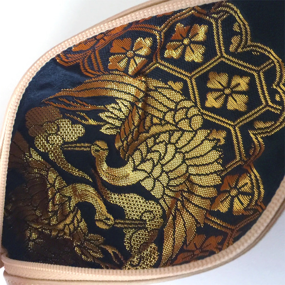 本革と和文様のペンケース【金襴】 ペンケース マナ・カバン 通販 5418556｜Creema(クリーマ)