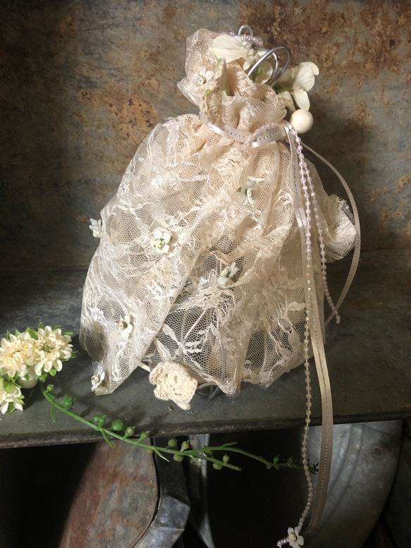 creema限定、アンティークフラワー、フラワードレス、ウェディング、アイアン、レース、ギフト、ウェディングドレス 多肉植物 hokka（穂香穂香）かんのじゅえり 通販 11357000 ...