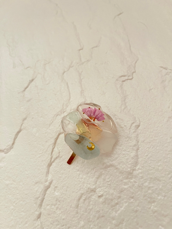 【特別SALE！】シーグラスヘアーフック ポニーフック・ヘアカフス itsuki 通販 12335993｜Creema(クリーマ)