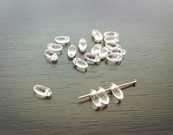 rice チェコグラス クリスタル 60個 ビーズ jsmaria 通販 2120877｜Creema(クリーマ)