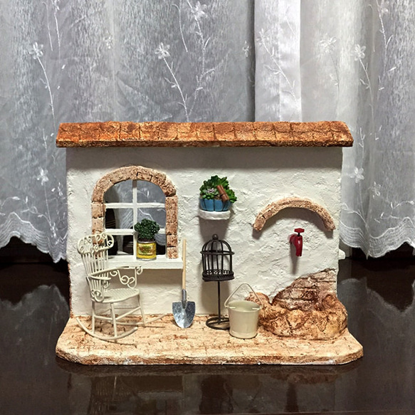 モルタルのミニチュアハウス vol.05 その他インテリア雑貨 yumi-enzaki 通販 3801787｜Creema(クリーマ)