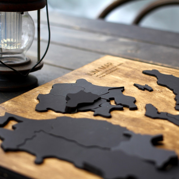 おうち時間応援アイテム 日本地図 黒板雑貨 知育玩具 パズル ウォールステッカー・ウォールデコ aimm 通販 9065153｜Creema ...