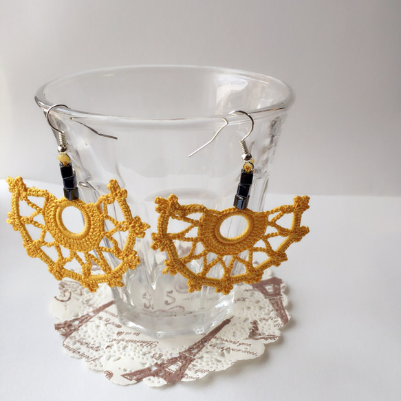 オヤ(oya).エスニックピアス ピアス（フック・チェーン） A to M 通販 2191802｜Creema(クリーマ)