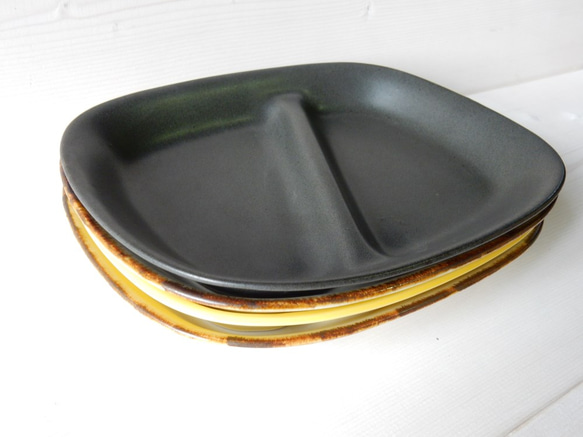 ランチプレート(マットブラック) ランチプレート Kaneatsu工房 通販｜Creema(クリーマ) 2285815