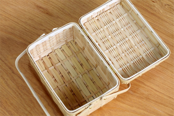 手付き角物（小）【受注生産】 かごバッグ タチバナ編組 通販 2184027｜Creema(クリーマ) ハンドメイド・手作り・クラフト作品の販売サイト