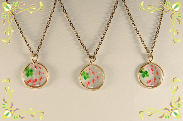 金魚鉢ネックレス ネックレス・ペンダント 深雪 通販 2458760｜Creema(クリーマ)