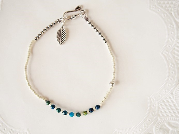 受注制作 クリソコラとカレンシルバーのブレスレット ブレスレット haluco 通販 4940345｜Creema(クリーマ)