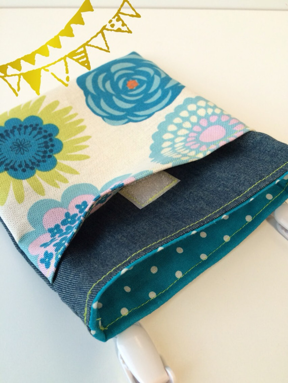 移動ポケット フタなし 花柄 クリップ付き その他入園グッズ リンゾウ 通販 2353380｜Creema(クリーマ)