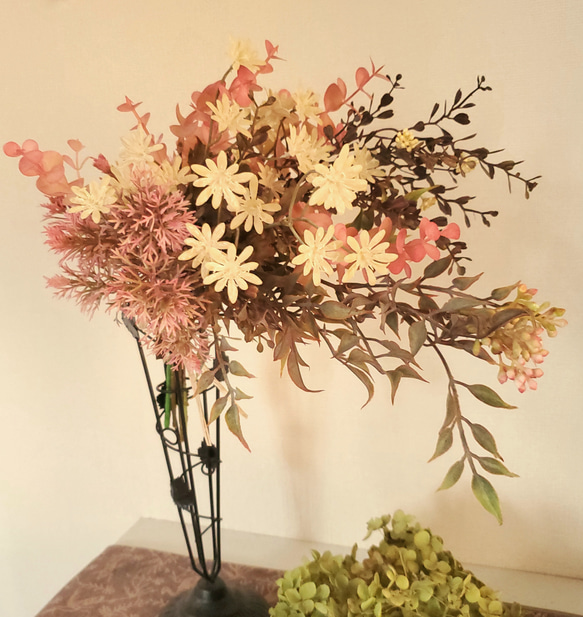 優しい秋のスワッグ『Creema限定』～約35cm～ スワッグ まあにゃの庭 通販 12451950｜Creema(クリーマ)