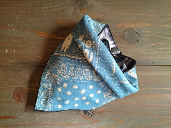 ハンカチスタイ☆クマ×バンダナ スタイ・よだれかけ ho'opono 通販 5184208｜Creema(クリーマ)