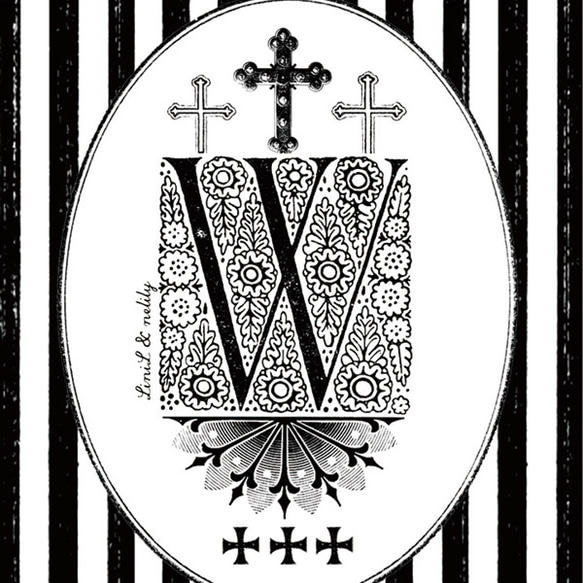 LiniL & nelily iPhone 5/4/4s イニシャルW iPhoneケース・カバー Mato U otaM 通販 277195 ...