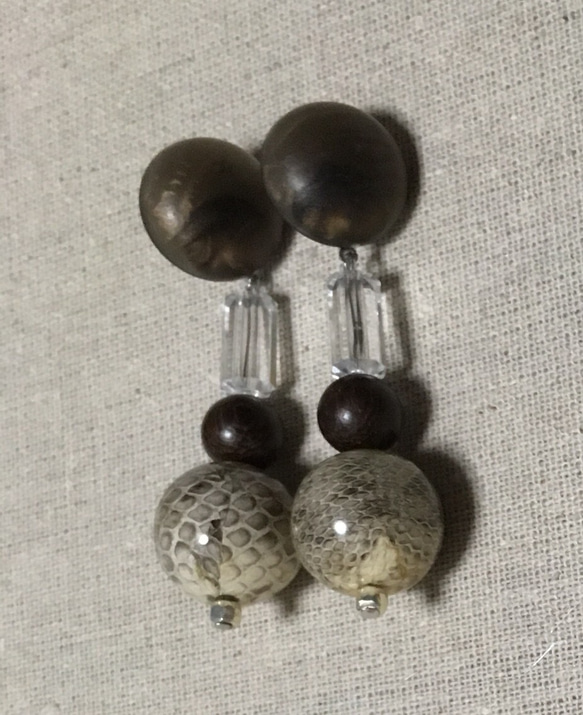 python pierce 003 ピアス（その他） ＊With you＊ 通販 2848618｜Creema(クリーマ)