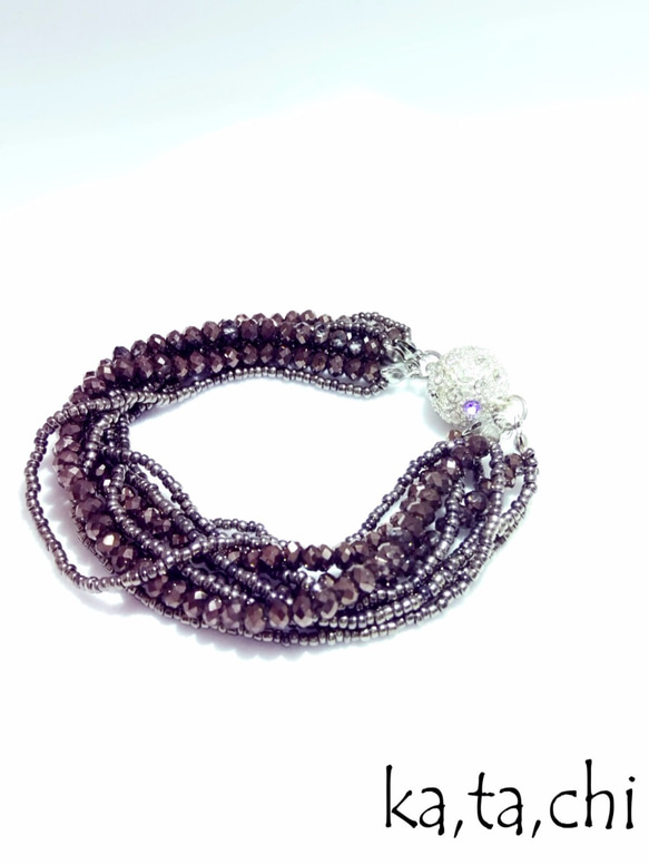 ビーズブレスレット① ブレスレット カタチラボ 通販 3163255｜Creema(クリーマ)