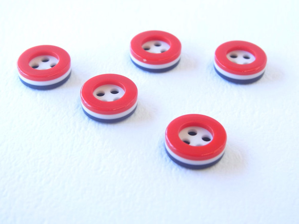 トリコロールボタンSET/9～11.5mm【BP0224】 ボタン the button's 通販 2318013｜Creema(クリーマ)