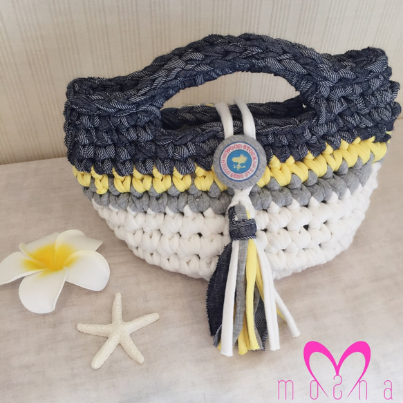 ズパゲッティTシャツヤーンマルシェバッグ11 その他バッグ mo2na handmade♡ 通販 2680538｜Creema(クリーマ)