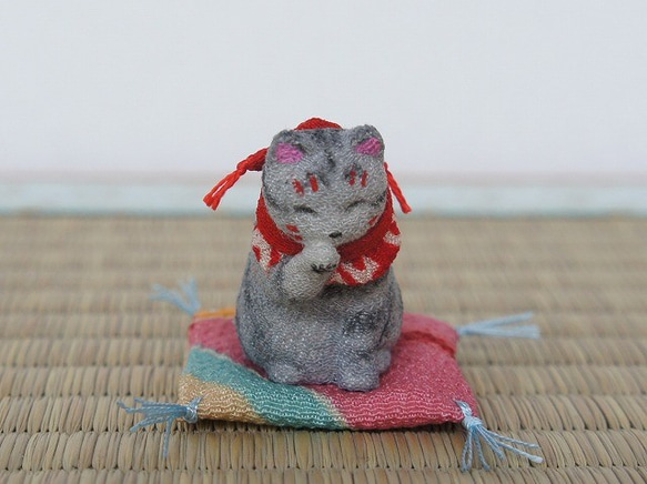 縮緬人形 豆猫十参 アメショー その他人形 すみや 通販｜Creema(クリーマ) 11610468