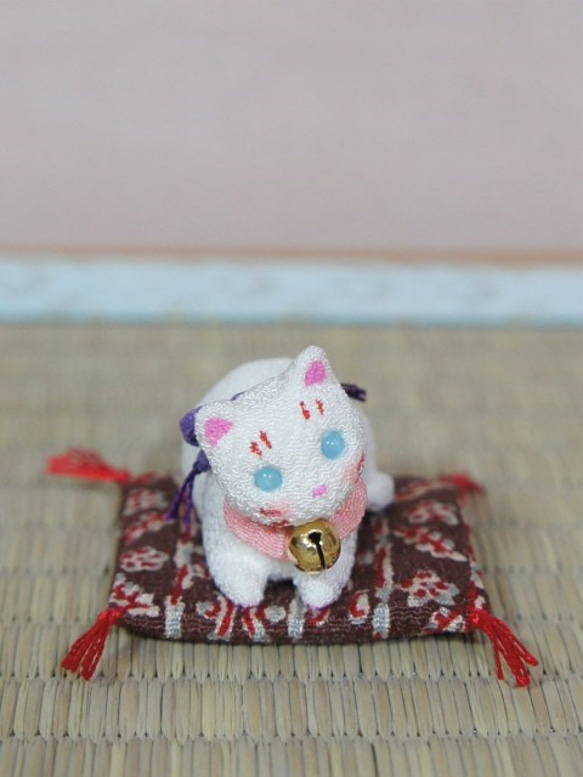 縮緬猫人形 豆猫五十四 その他人形 すみや 通販 2872284｜Creema(クリーマ)