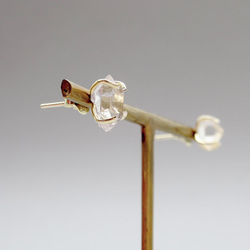 【再販】NY産AAAハーキマーダイヤモンドの原石ピアス(イヤリング)【SV925(14kgp)】 ピアス（スタッド・一粒） atelier mine-ro 通販 8381608｜Creema ...