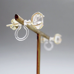 【再販】NY産AAAハーキマーダイヤモンドの原石ピアス(イヤリング)【SV925(14kgp)】 ピアス（スタッド・一粒） atelier mine-ro 通販 8381608｜Creema ...