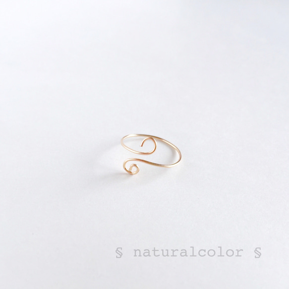 シンプルファランジリング（うづ） 指輪・リング naturalcolor 通販 2388018｜Creema(クリーマ)