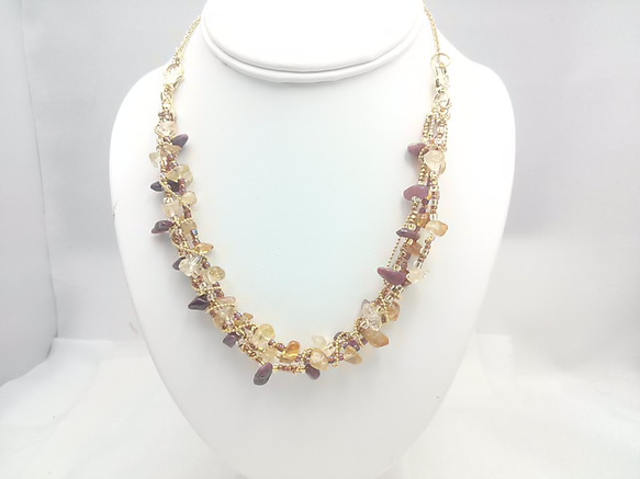 天然石ネックレスです ネックレス・ペンダント 珊瑚高382 通販 2394785｜Creema(クリーマ)