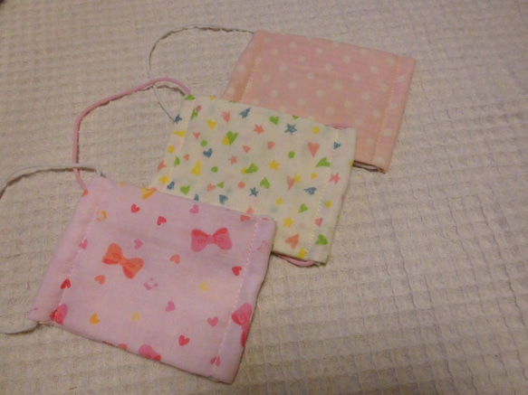 キッズマスクMサイズ3枚セット ＊女の子9＊ 雑貨・その他 ＊clover＊ 通販 1791528｜Creema(クリーマ)