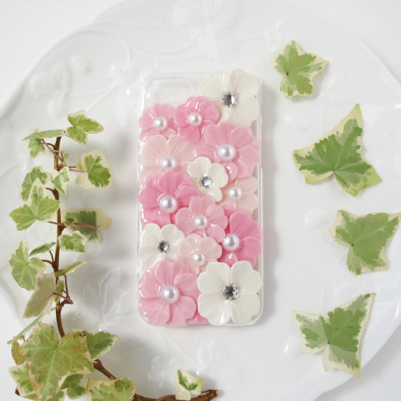 スイートピンクのお花のiPhone8,7ケース No.58 iPhoneケース・カバー ERIKUNA 通販 5600044｜Creema(クリーマ)