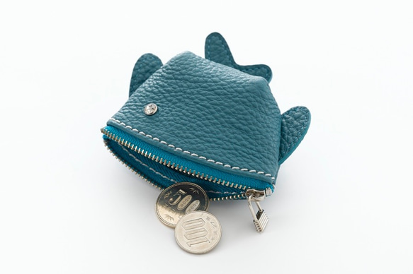 id.Yumo コインケース ジーンブルー 小銭入れ・コインケース i.d.o 通販 2502983｜Creema(クリーマ)