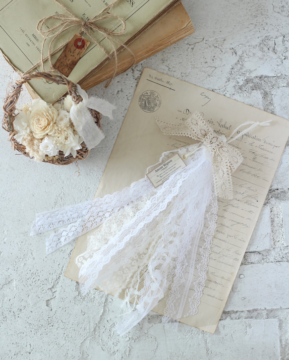 アンティーク風レースタッセル ガーランド Amour Mignon 通販 12692675｜Creema(クリーマ)