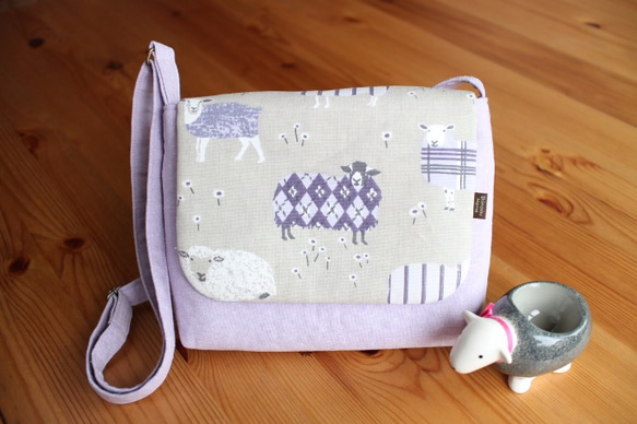 大人のポシェット・BAA BAA - ヒツジ/ラベンダー ポシェット Shimarisumama 通販｜Creema(クリーマ) 4414546