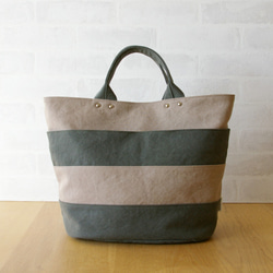 【受注製作】ボーダレス（モスグリーン） トートバッグ LOLOTTE 通販｜Creema(クリーマ) 4953309