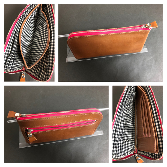 新品 本革レディース長財布 ️キャメル 長財布 Tono ️H 通販 8497575｜Creema(クリーマ) ハンドメイド・手作り・クラフト ...